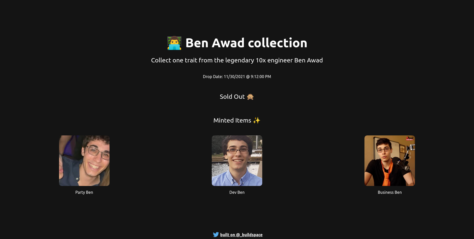 Web developer portfolio